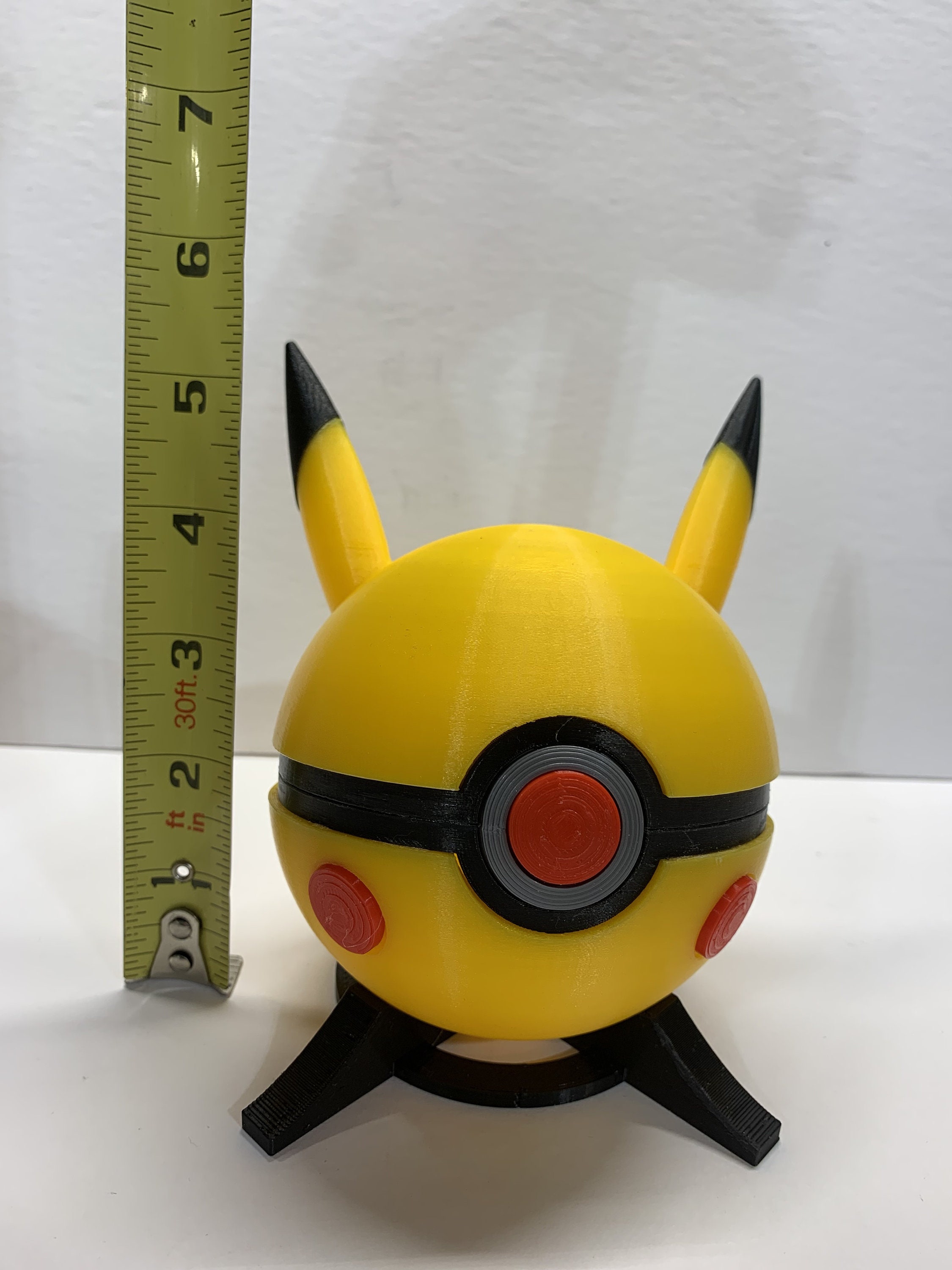 Pikachu Pokeball 3D Print File | Pikaball STL, 3MF (digital Download ...