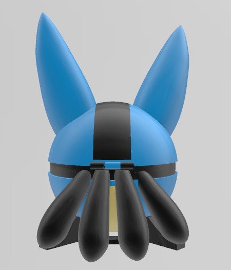 Lucaball Lucario Themed Pokeball Pokemon 3D Printing Files - Etsy