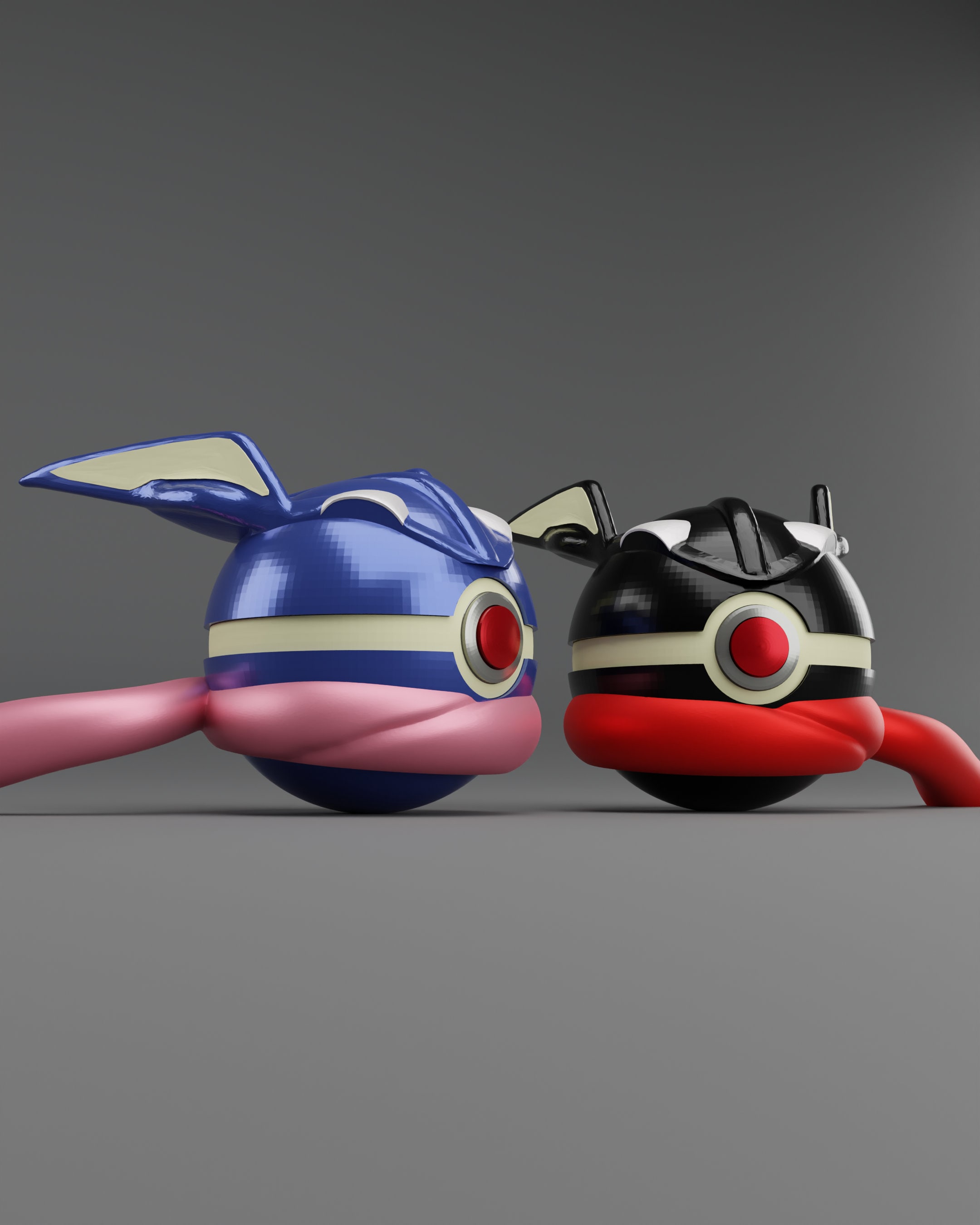 Greninja Pokeball 3D Print Files | STL & 3MF, Functional Design ...