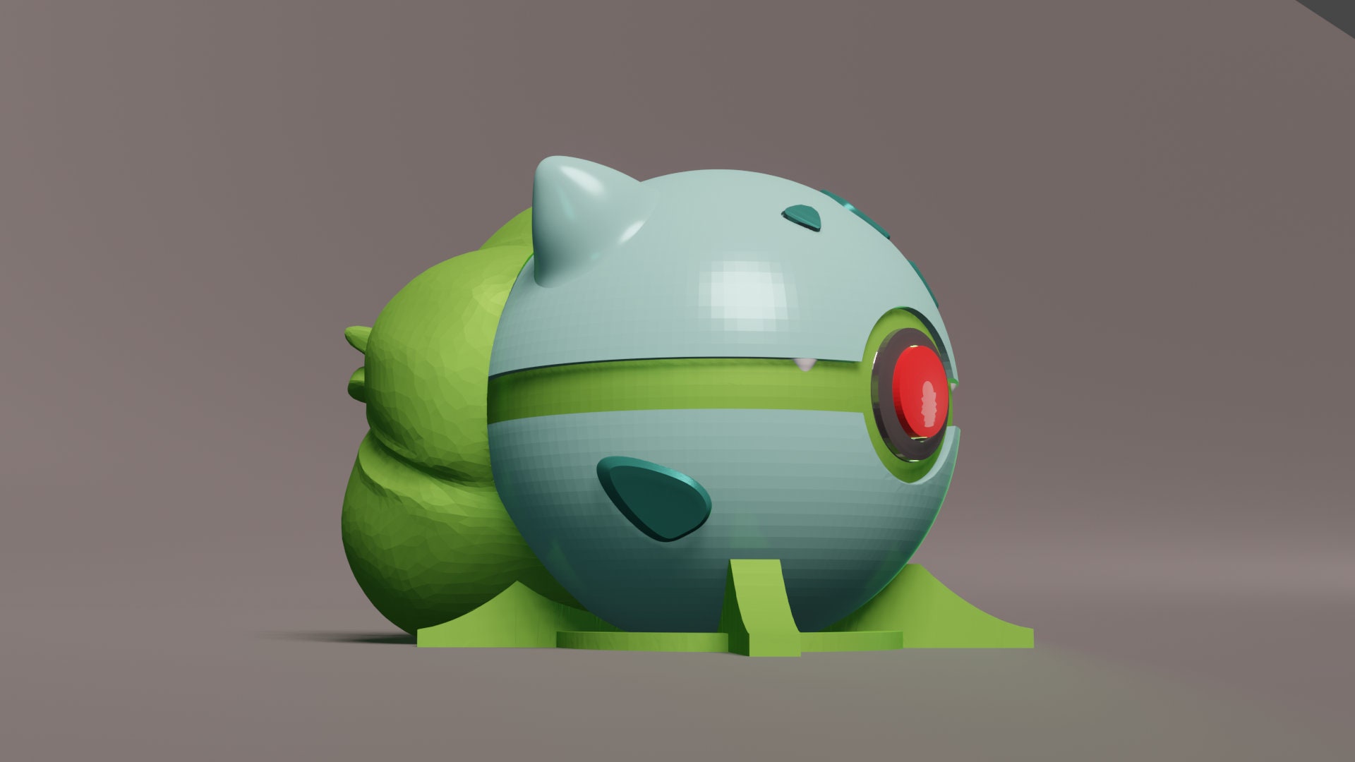 Bulbaball Bulbasaur Themed Pokeball Pokemon 3D Printing Files Digital ...