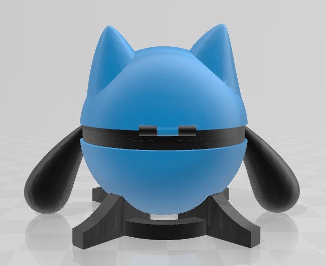 Rioluball Riolu Themed Pokeball Pokemon 3D Printing Files - Etsy