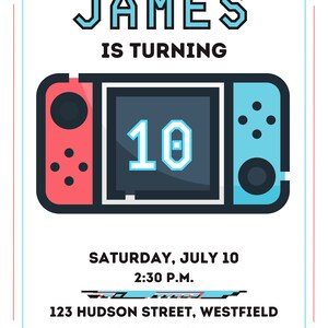 Switch Party Invitation - Etsy