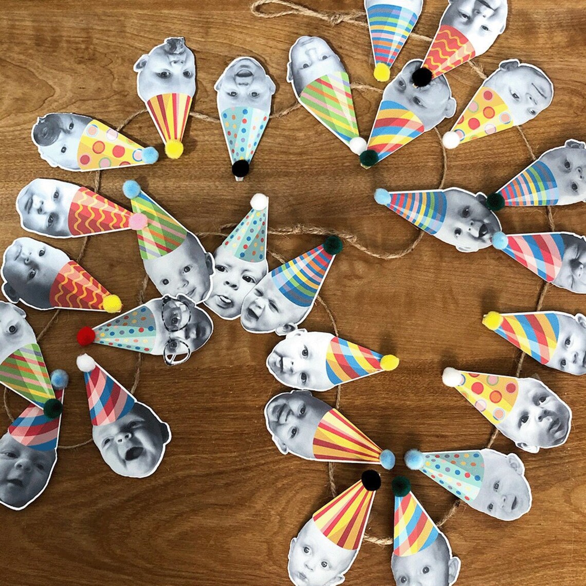 Custom Face Banner, Birthday Face Banner, Office Decor Kid Face Banner ...