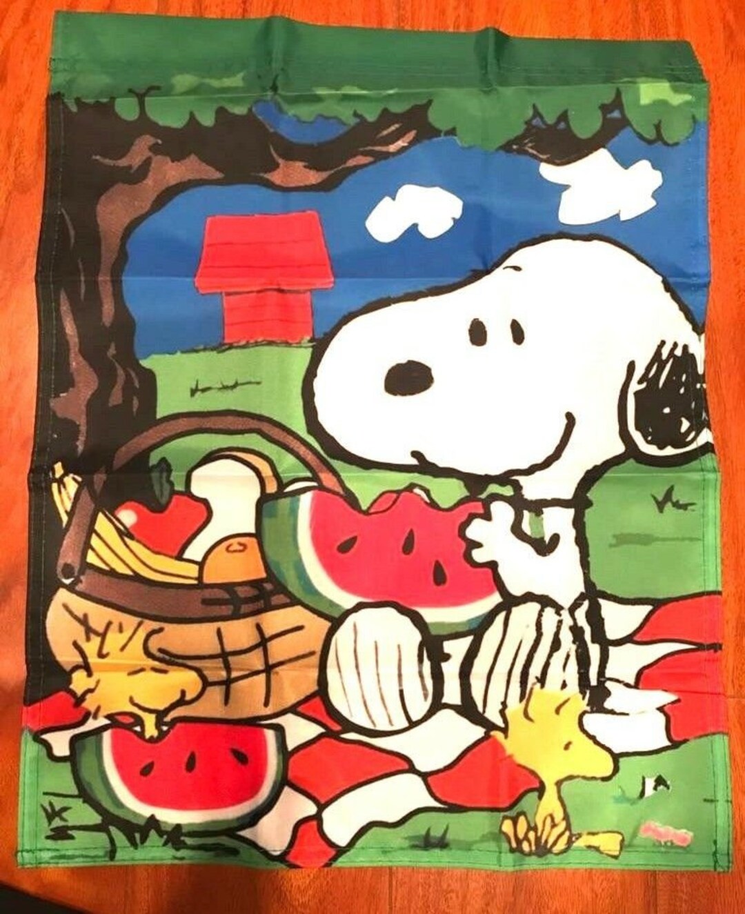 Snoopy Summer Picnic 14 X 18 in Garden Flag Single Sided - Etsy