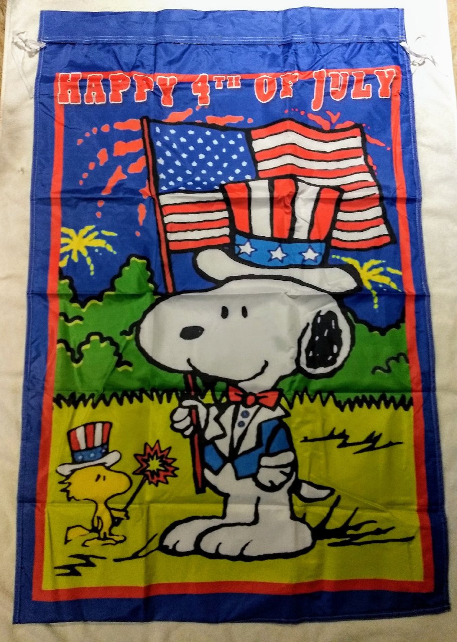 Snoopy Patriotic Fourth of July Independance Day 28x40 House Flag - Etsy