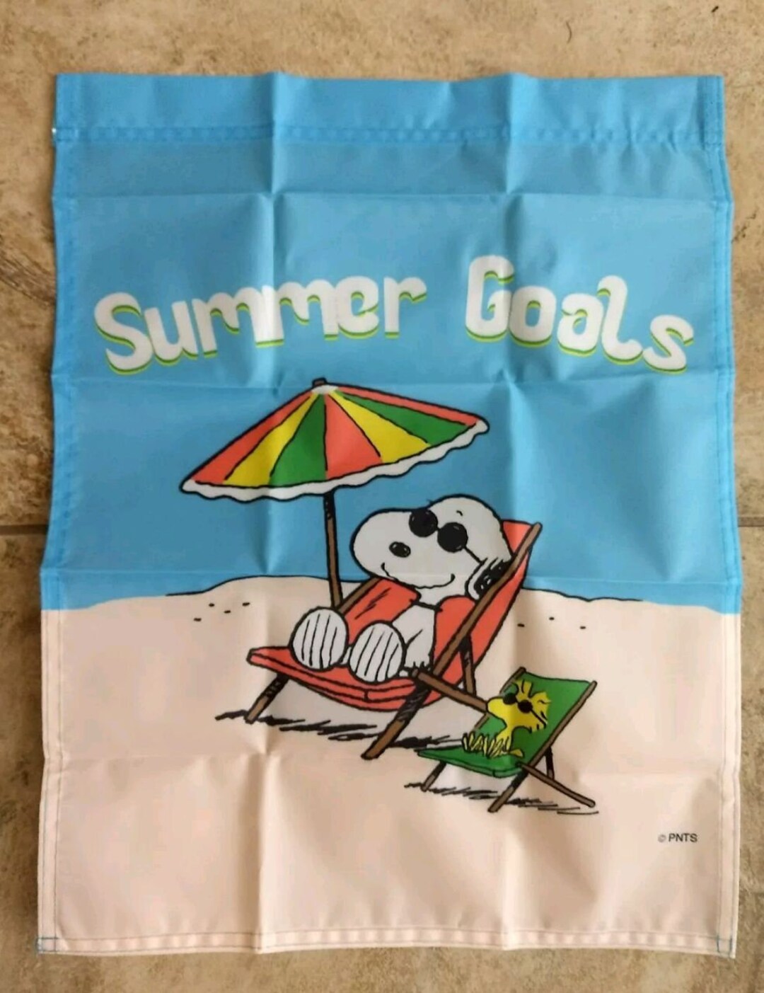 Snoopy Summer Goals Garden Flag 14 X 18 in Single Sided - Etsy