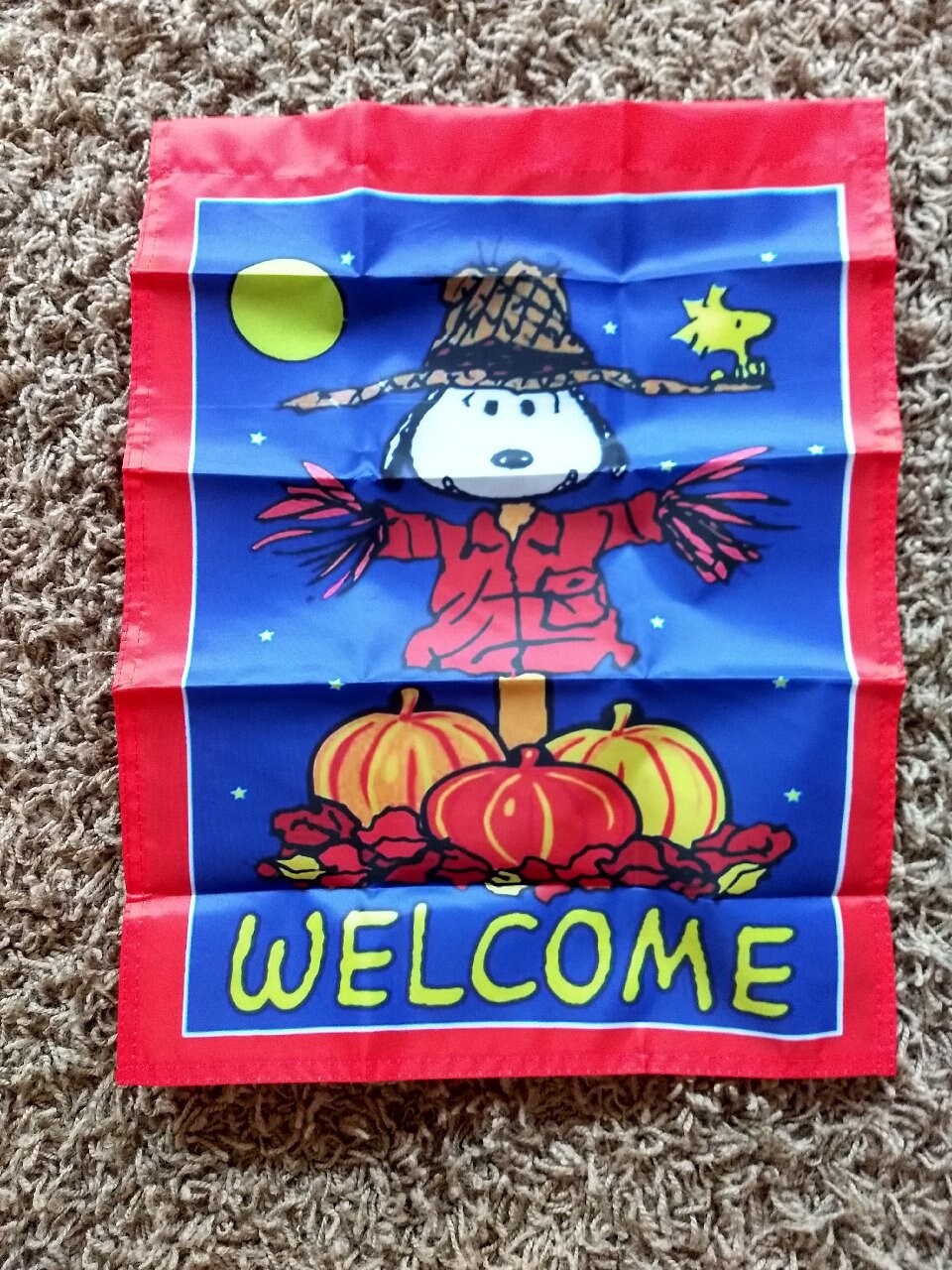 Snoopy Scarecrow Autumn Fall 14 X 18 in Garden Flag Single Sided - Etsy