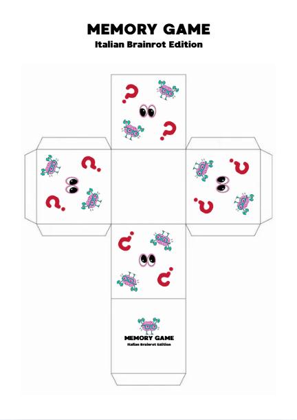 Italian Brainrot Memory Card Game – Digital Download | Printable ...
