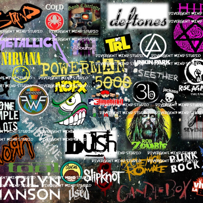 Rock Band Logo - Etsy