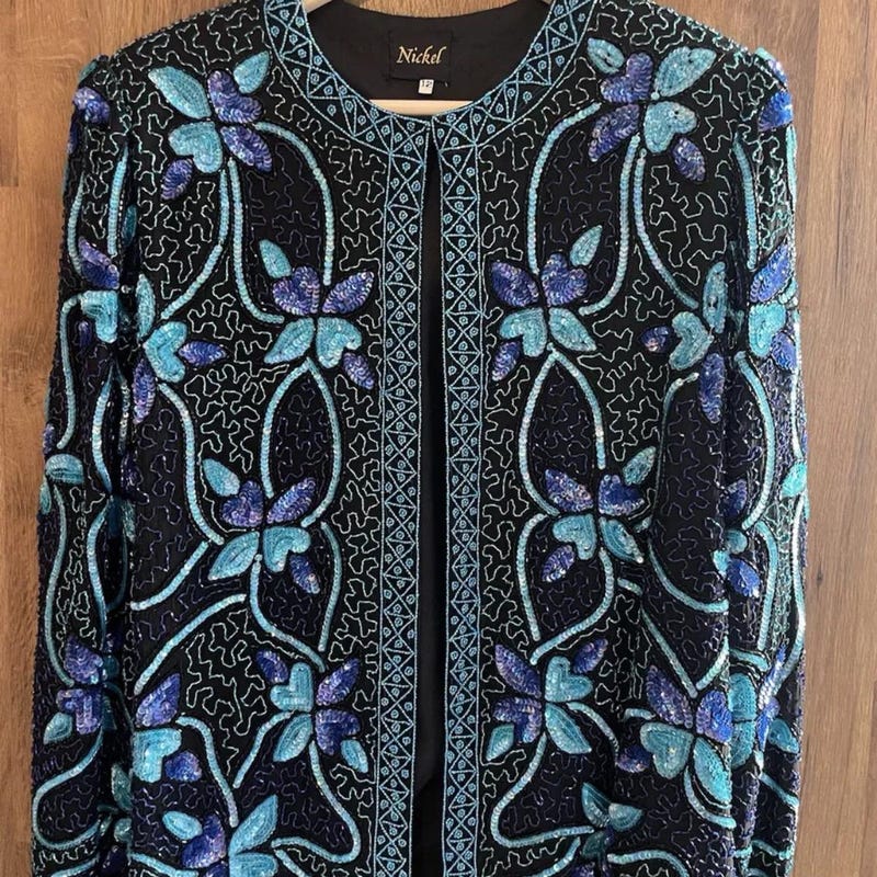 Beaded Jackets - Etsy