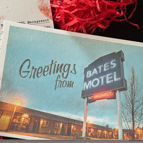Motel Postcards - Etsy