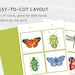 Insects Symmetry Matching Puzzle: Montessori Toddler Activity (digital ...