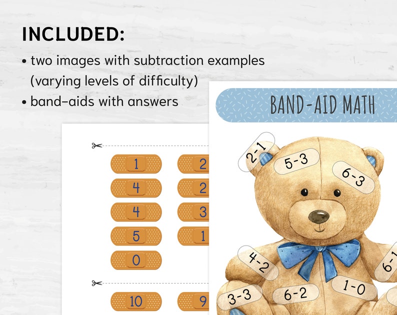 Montessori Math Worksheet Practice. Printable Math Game, Preschool Math ...
