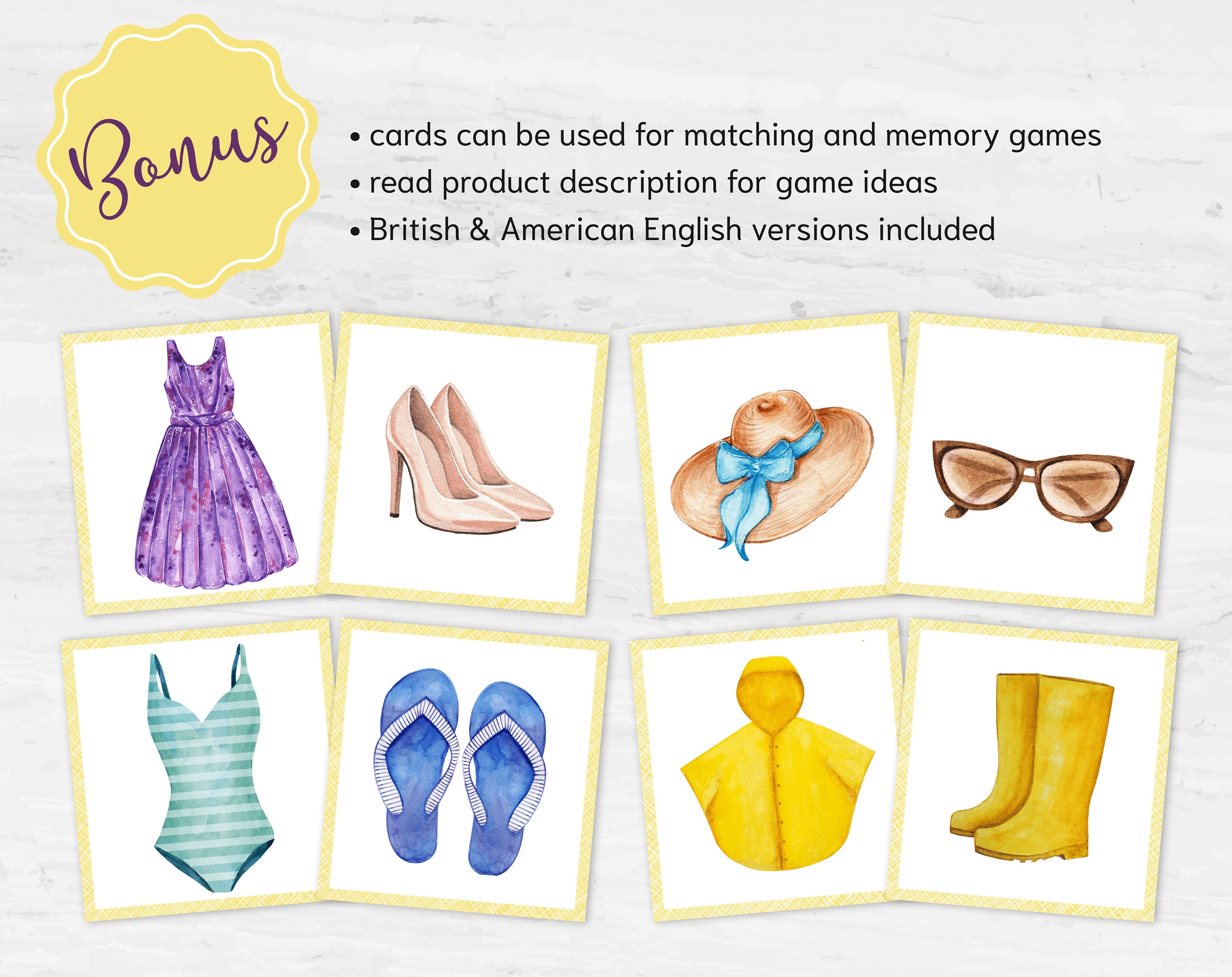 Montessori Clothes Flashcards - a Printable Homeschool Material With ...