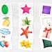 Montessori Shape Sorting Cards: Printable Toddler Learning Activity Set ...