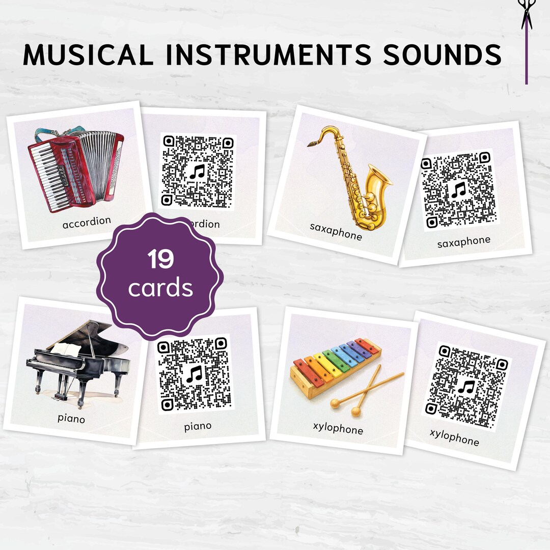 Explore Musical Sounds – QR Code Instrument Listening Activity ...