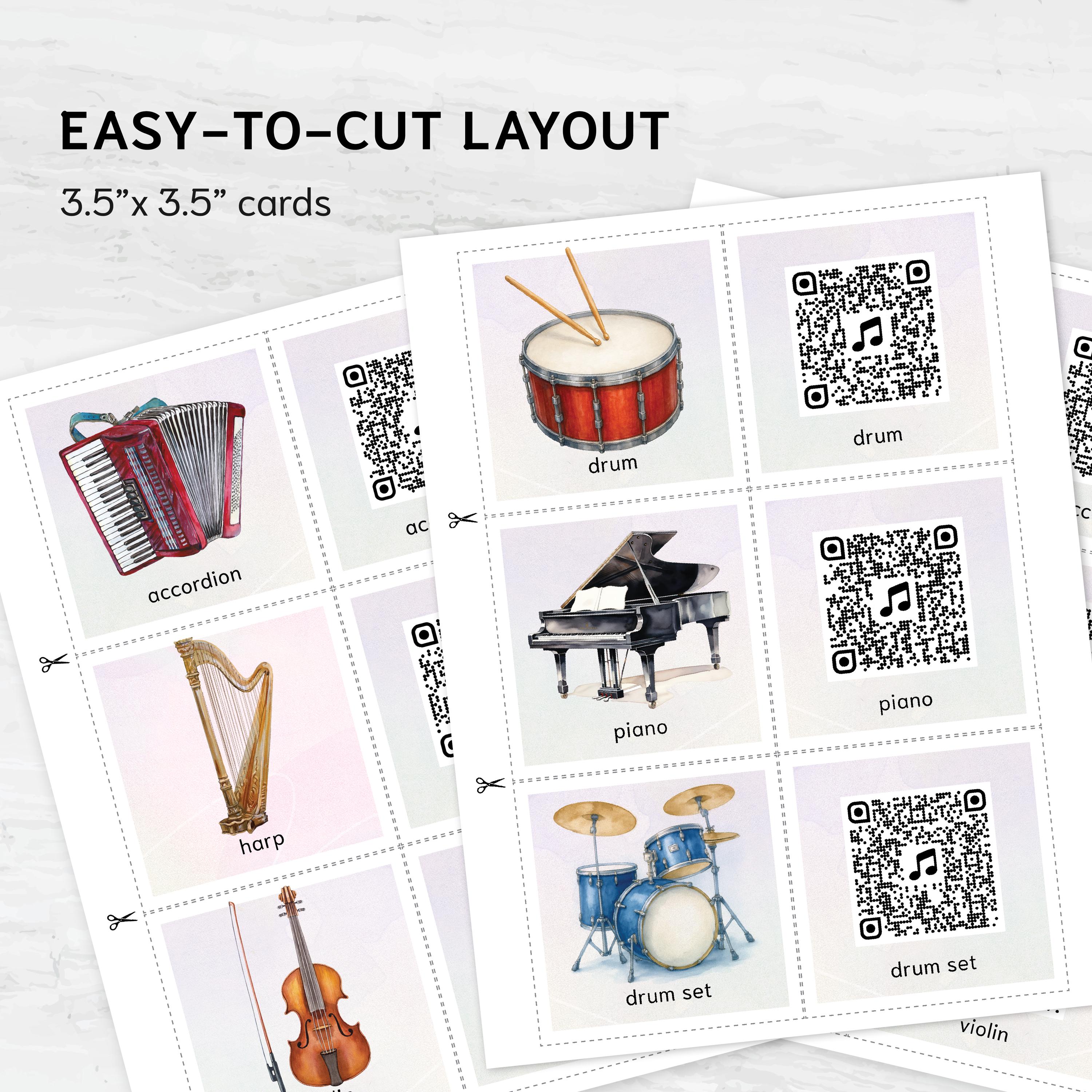 Explore Musical Sounds – QR Code Instrument Listening Activity ...