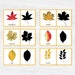 Autumn Leaves Shadow Matching Game for Kids - Montessori Leaf Learning ...