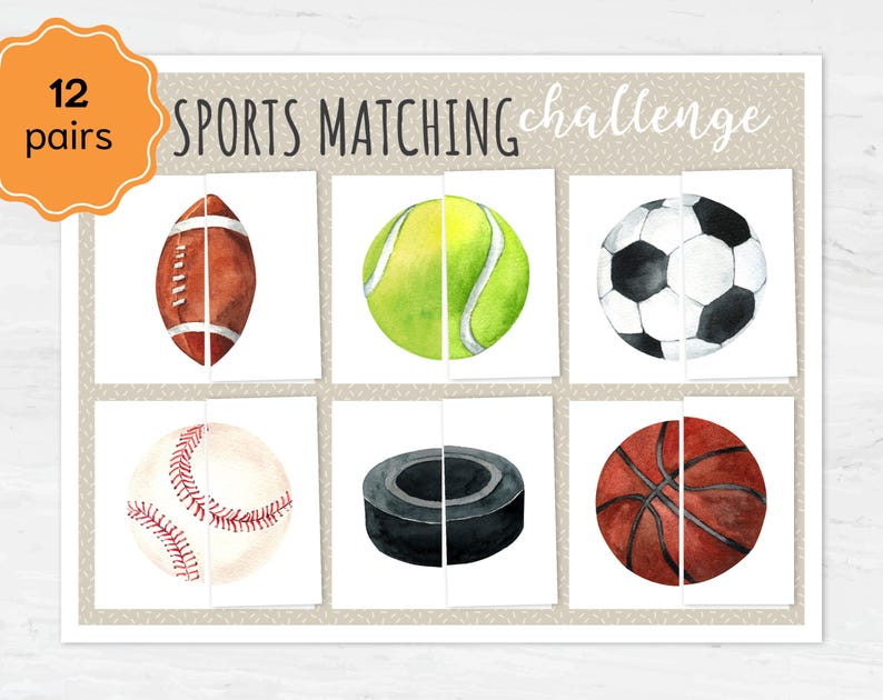 Symmetry Puzzle Printable Cards | Matching Memory Challenge for ...