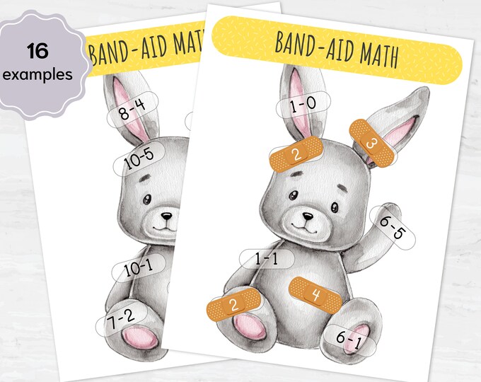 Teddy Bear Addition Cards for Sums 1-10, Preschool Addition, Preschool ...