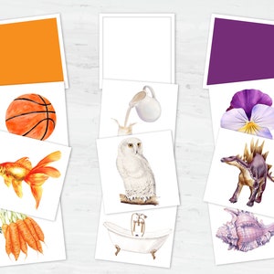 Montessori Color Sorting Printable Cards: Toddler's 12-color ...