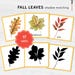 Fall Leaves Shadow Matching Cards. Montessori-based Learning Leaf ...