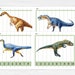 Dinosaur Number Sequence Printable Puzzle. Montessori Preschool Math ...