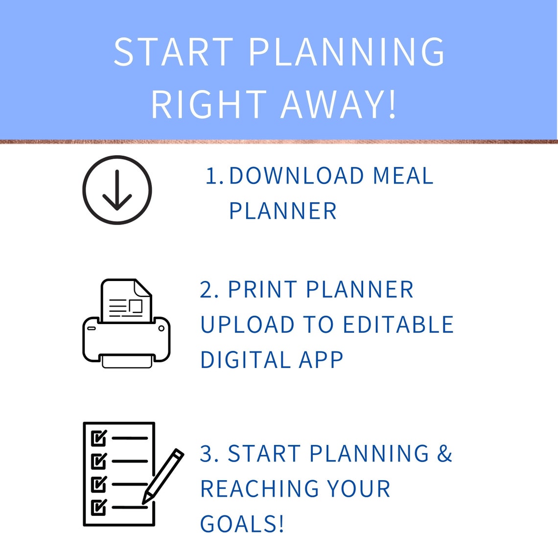 SIMPLE Meal Planner Printable for MOMS, Meal Tracker, Meal Plan & Prep ...