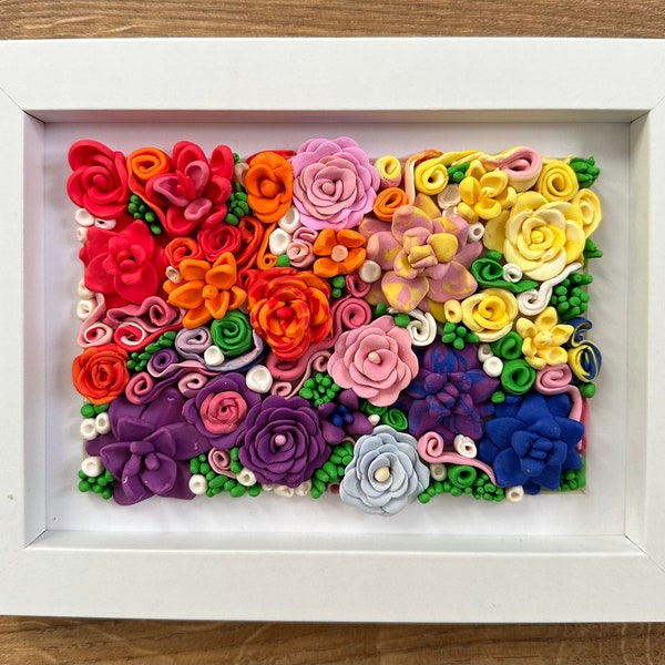 Clay Flowers - Etsy