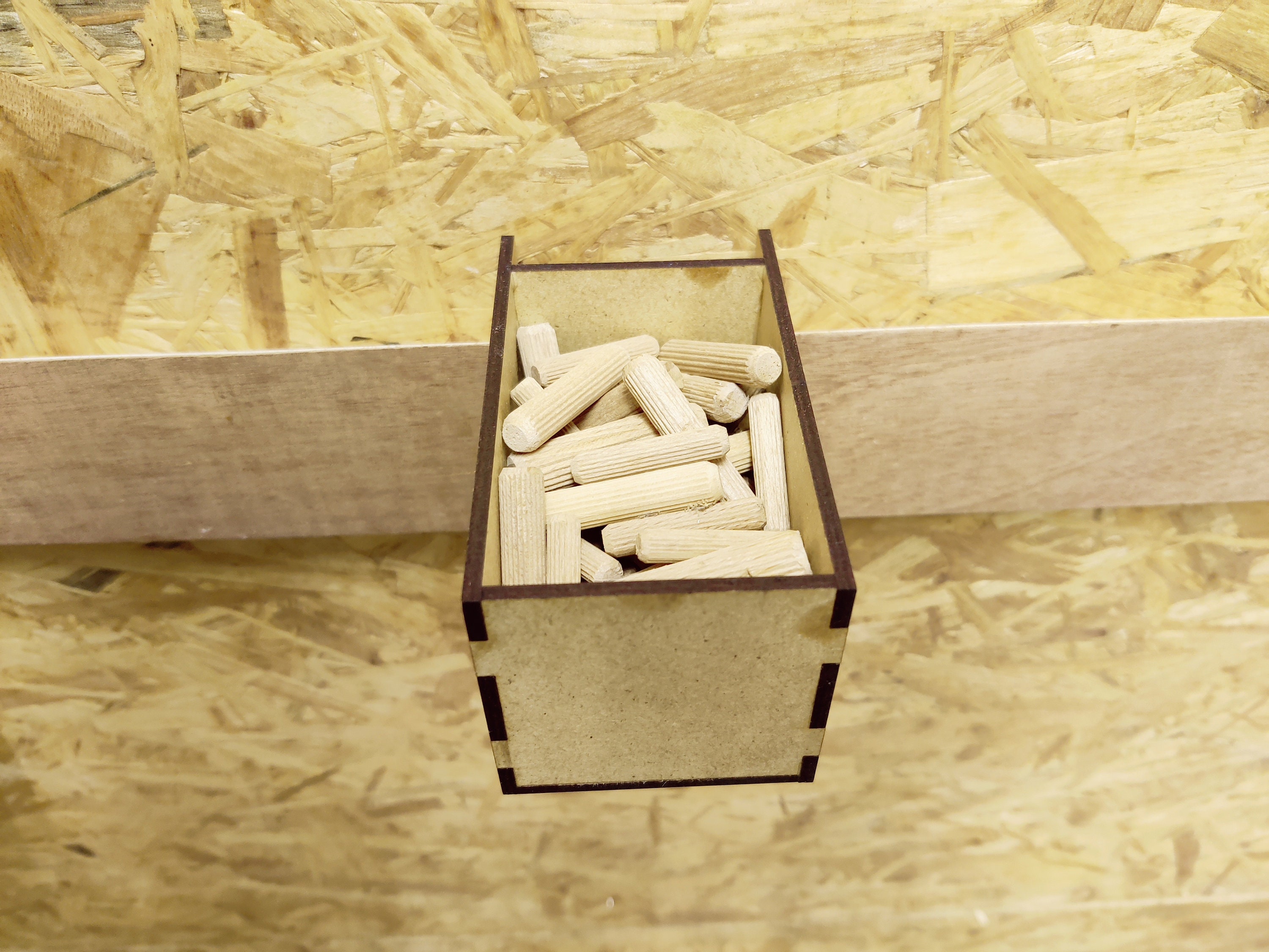 Rectangular Container Box for French Cleat Parts, French Cleats, Laser ...