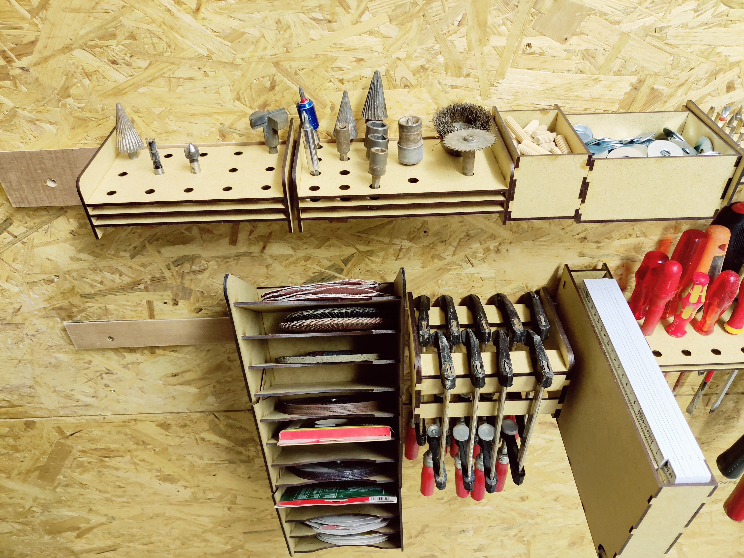 Ultimate French Cleat Plans, French Cleat Storage, Laser Cut File ...