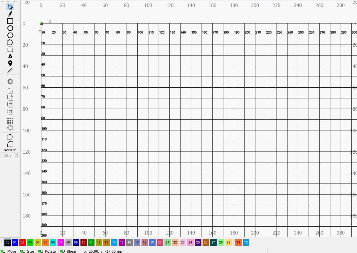 Xtool Creative Space Xtool D1 Pro Grid, 400x400 Grid, Xtool Grid Template, Basic Scrapboard ...