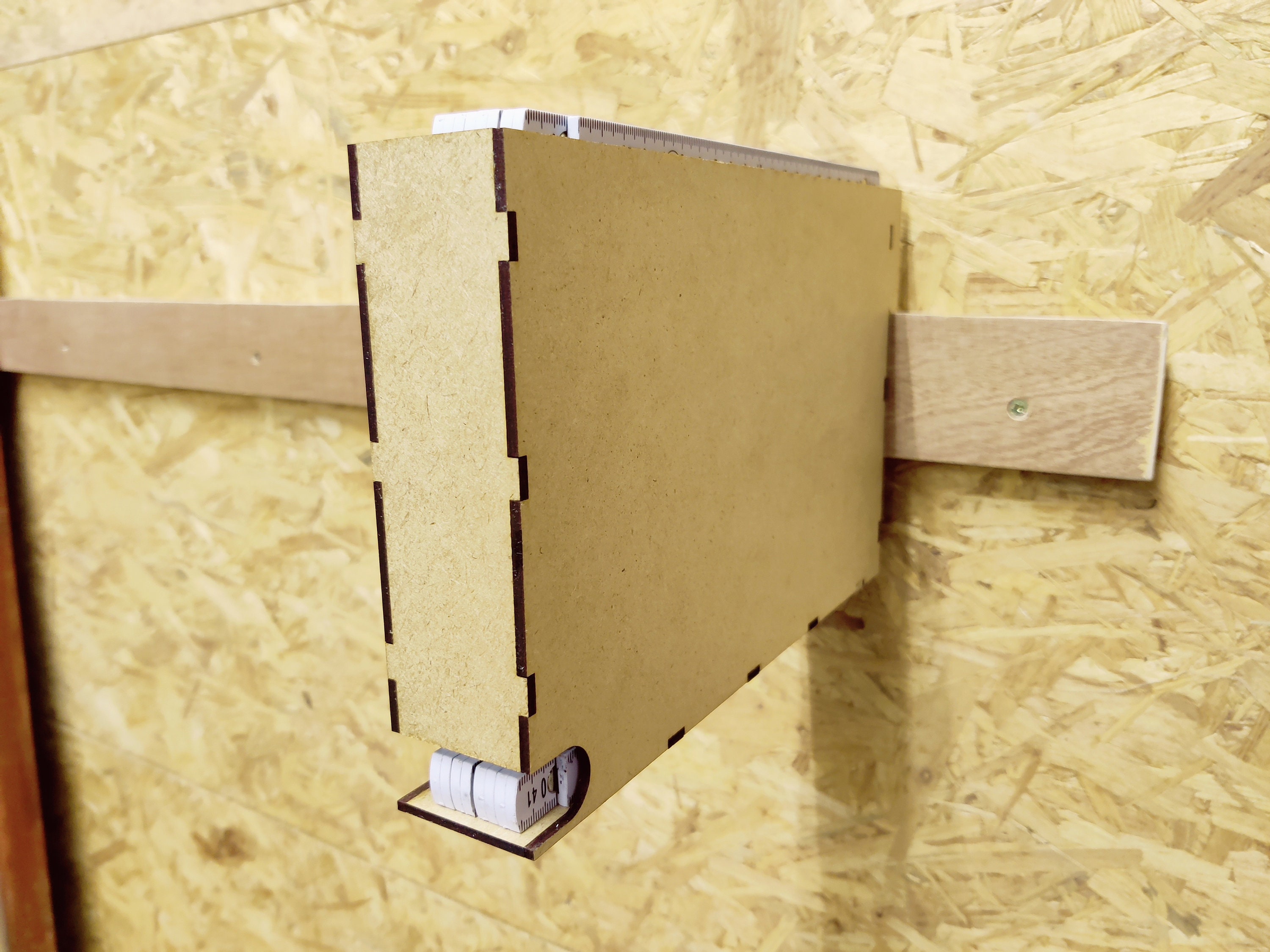 French Cleat Wooden Meter Dispenser, French Cleats, Storage, Laser Cut ...