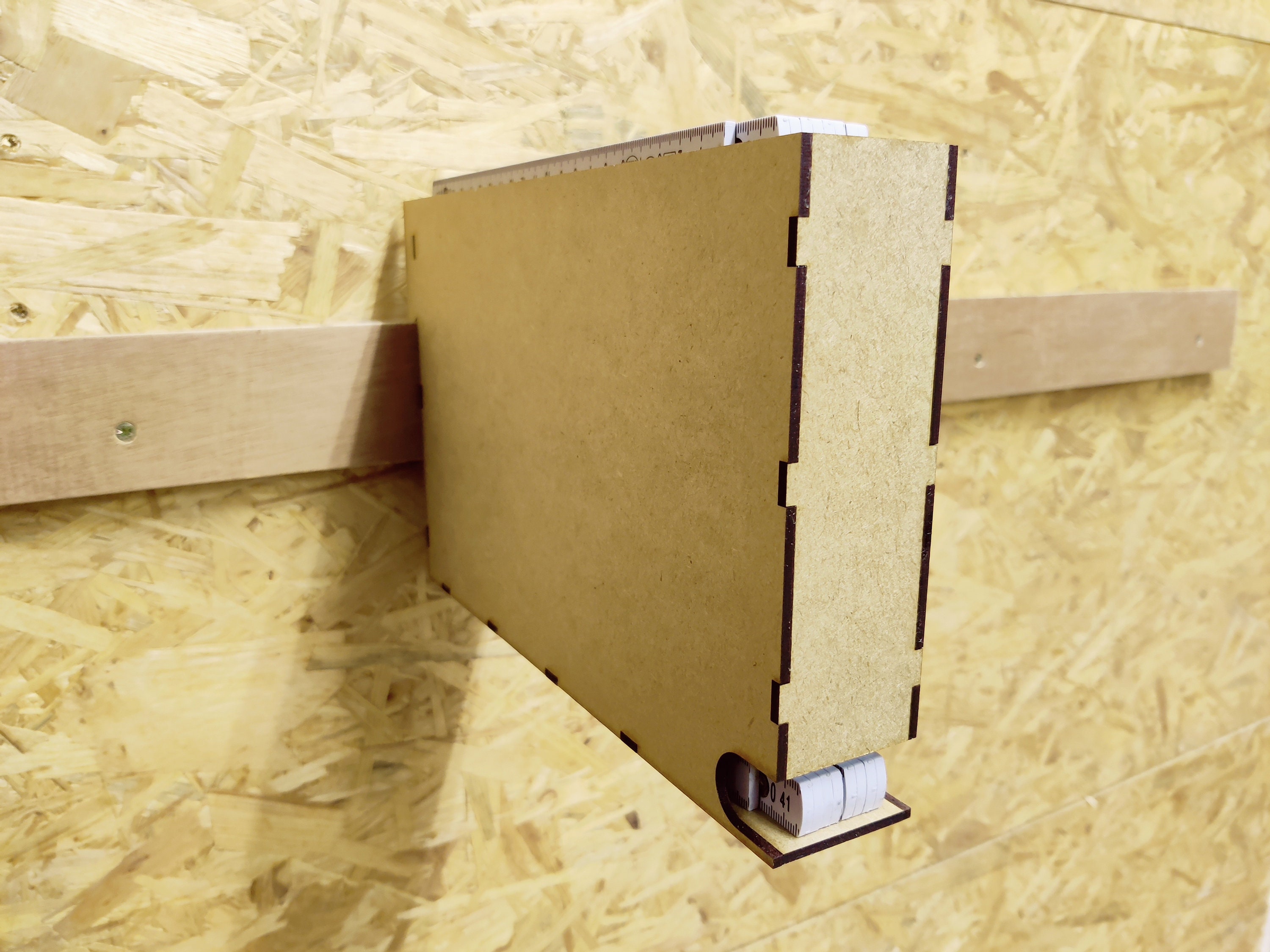 French Cleat Wooden Meter Dispenser, French Cleats, Storage, Laser Cut ...