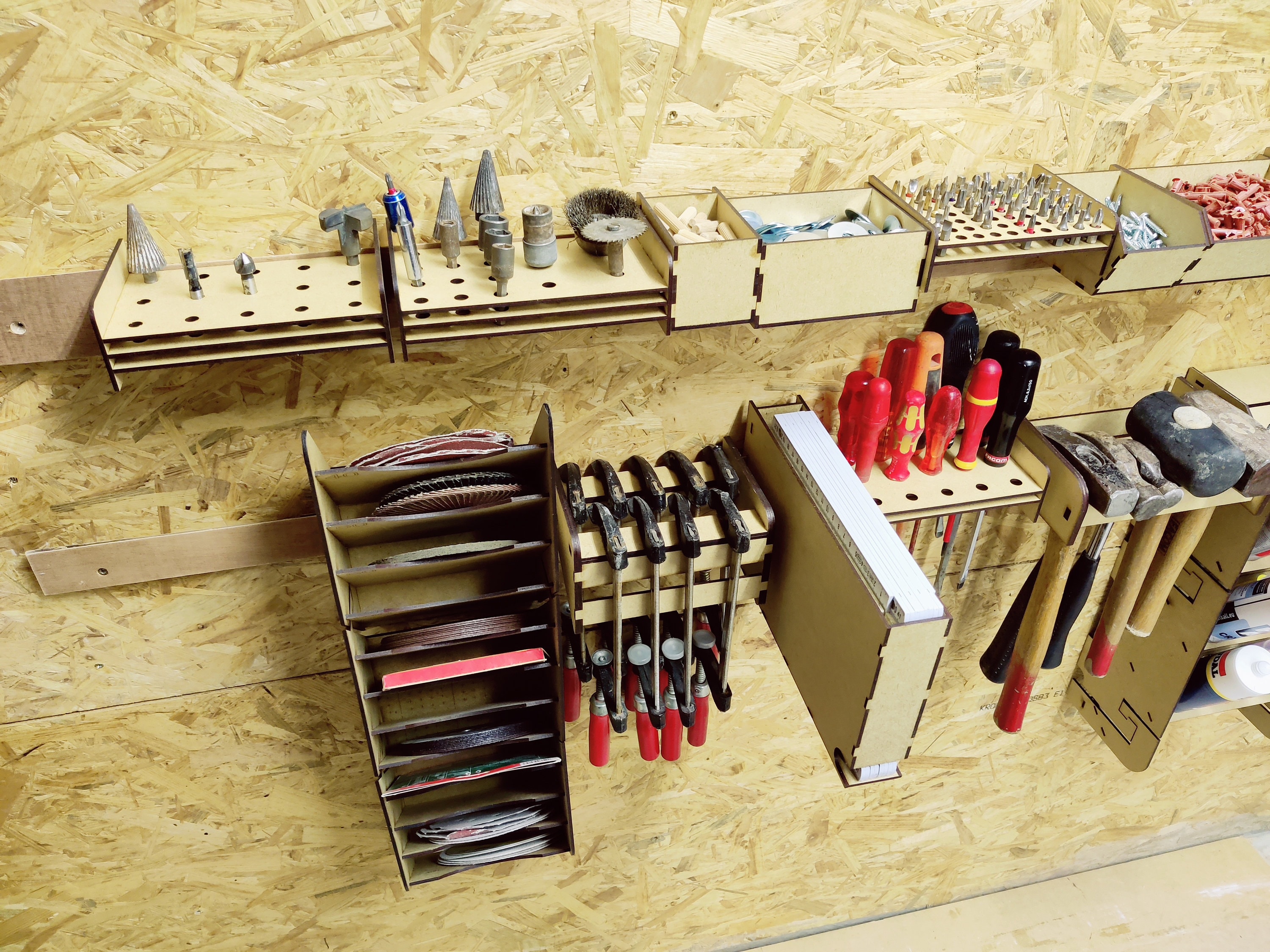 Ultimate French Cleat Plans, French Cleat Storage, Laser Cut File ...