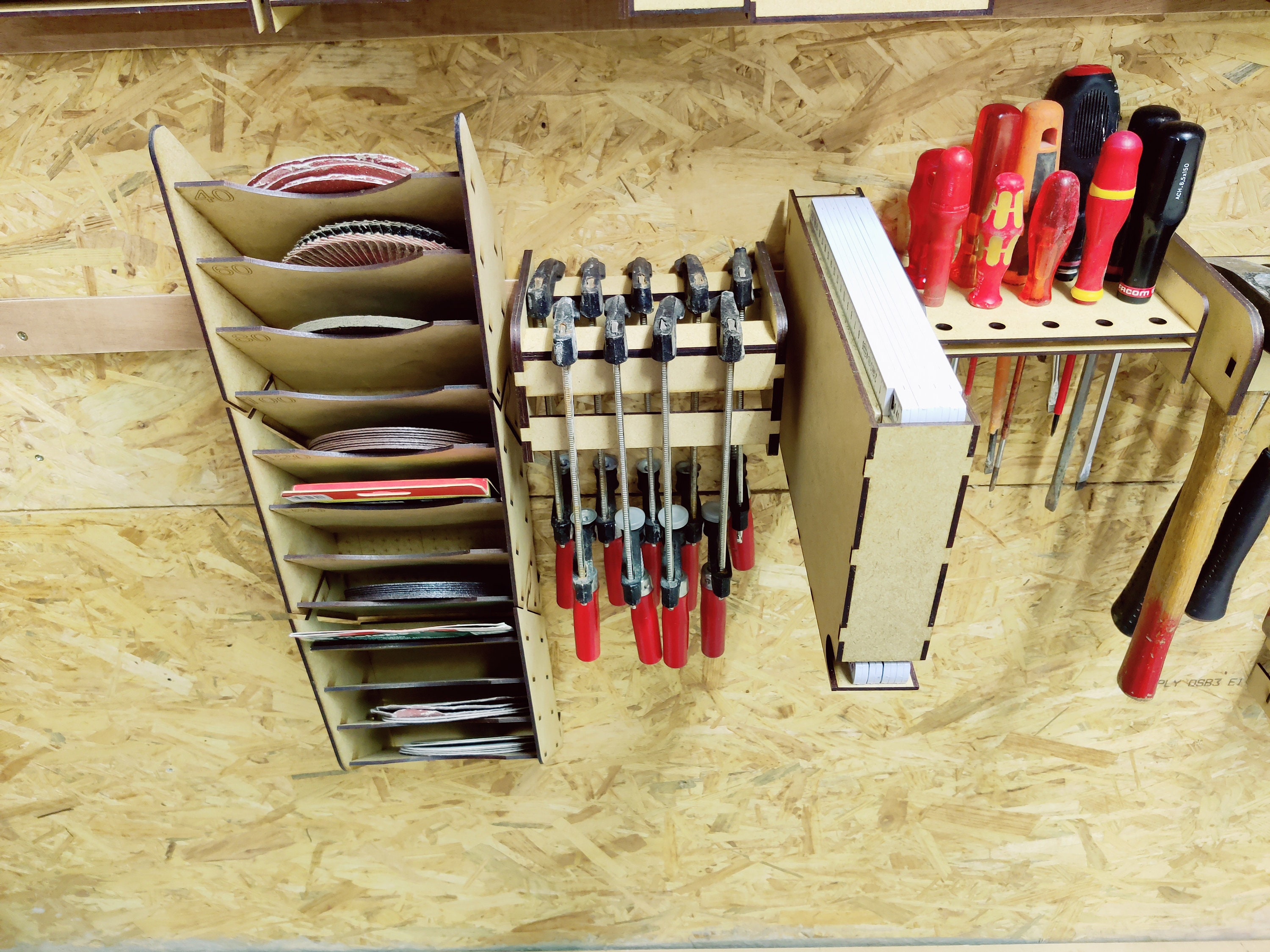 Ultimate French Cleat Plans, French Cleat Storage, Laser Cutting File ...