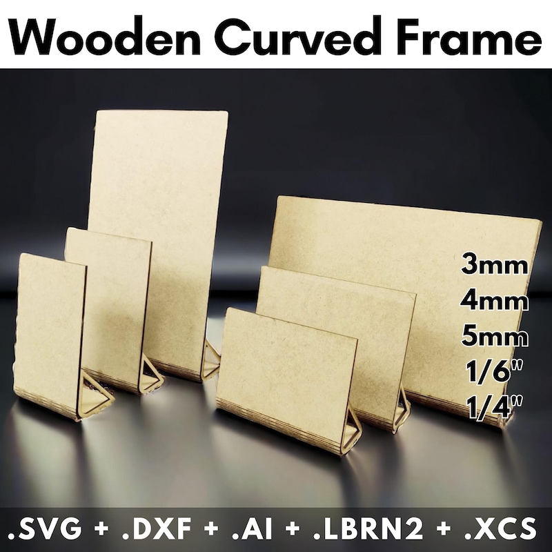 Wooden Curves Stand - Etsy