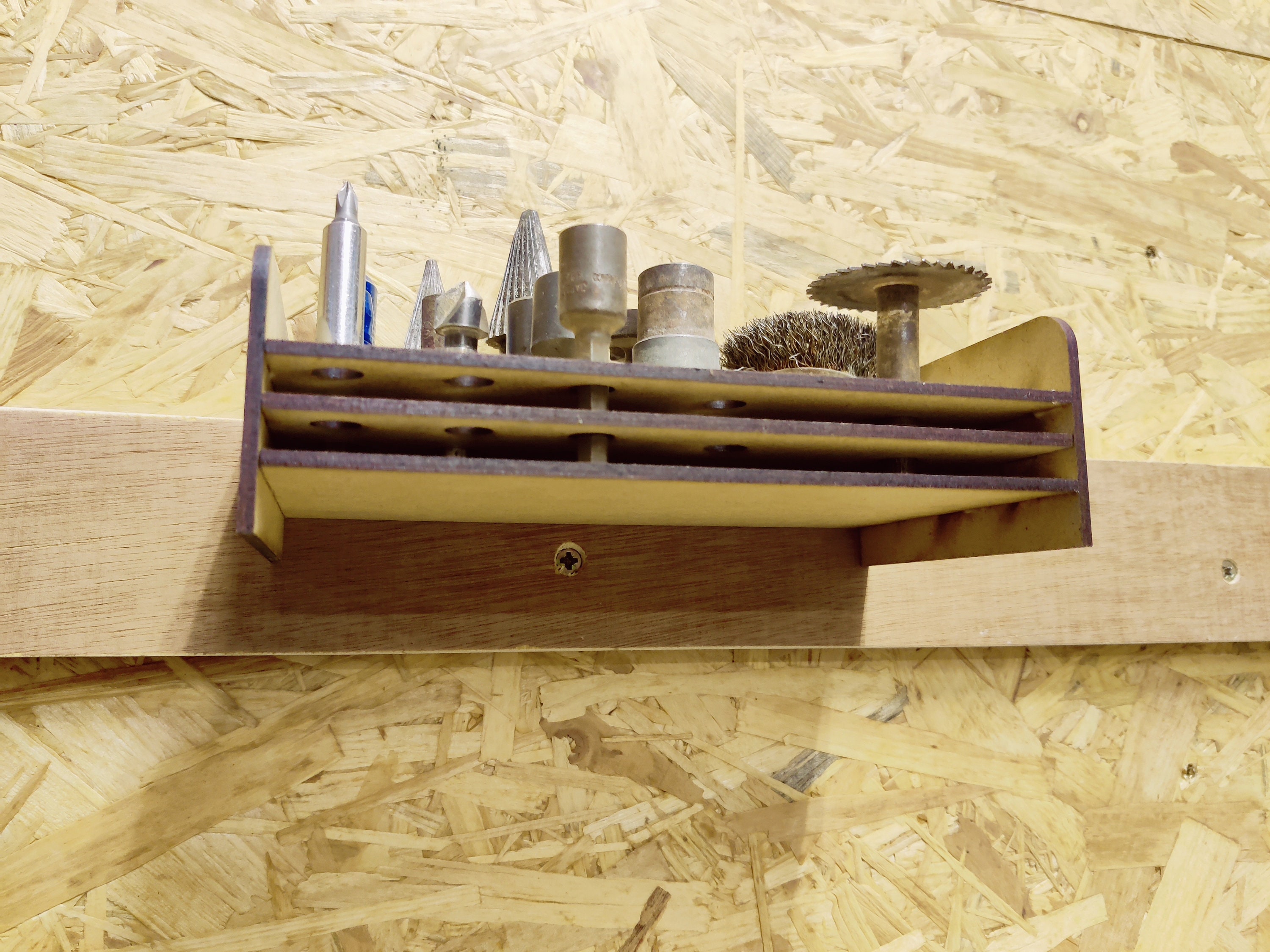 French Cleat Multi Tool Holder, French Cleats, Storage, Laser Cut File ...