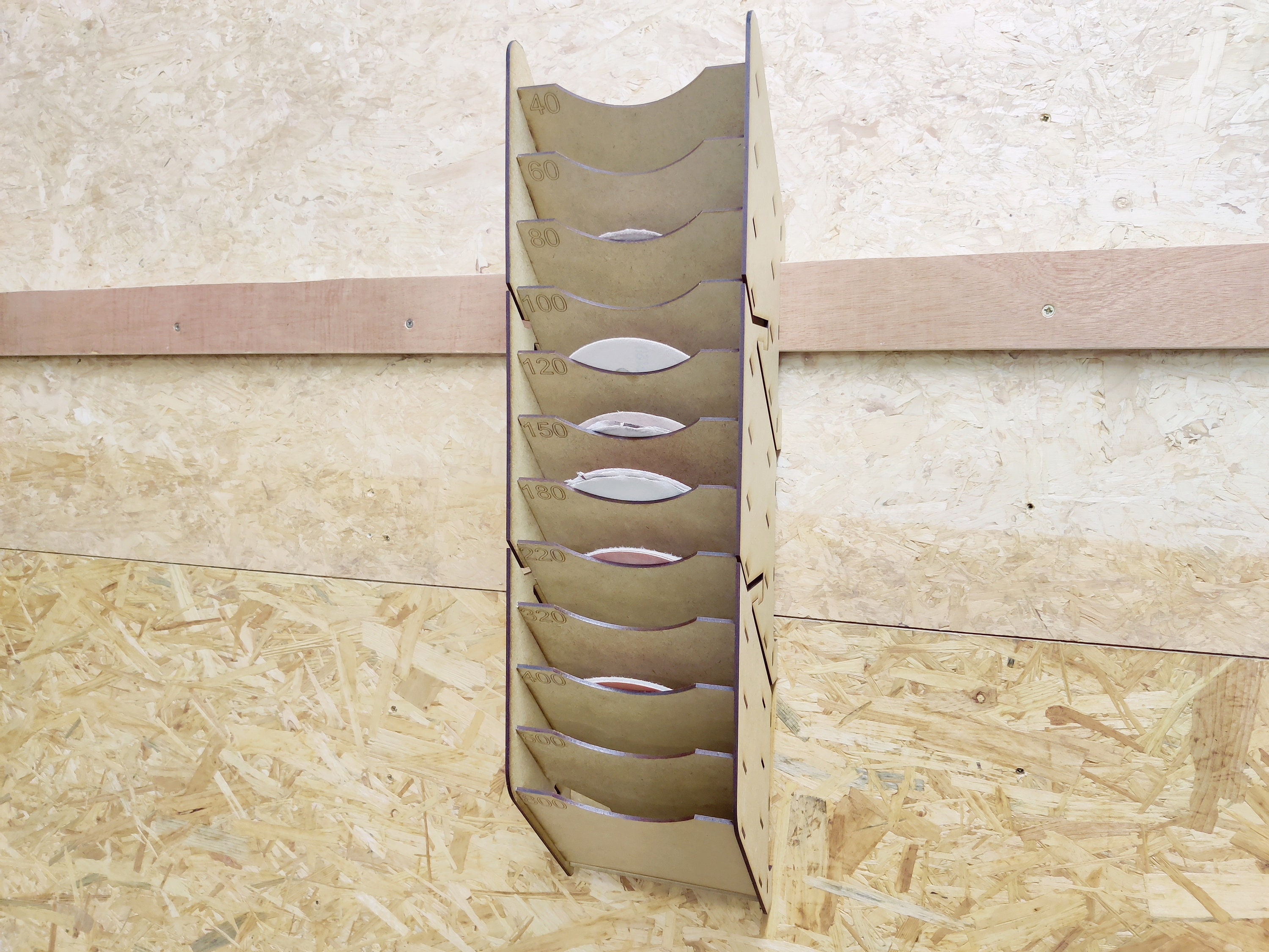 Abrasive Disc Holder, French Cleat Sandpaper, French Cleat, Laser Cut ...