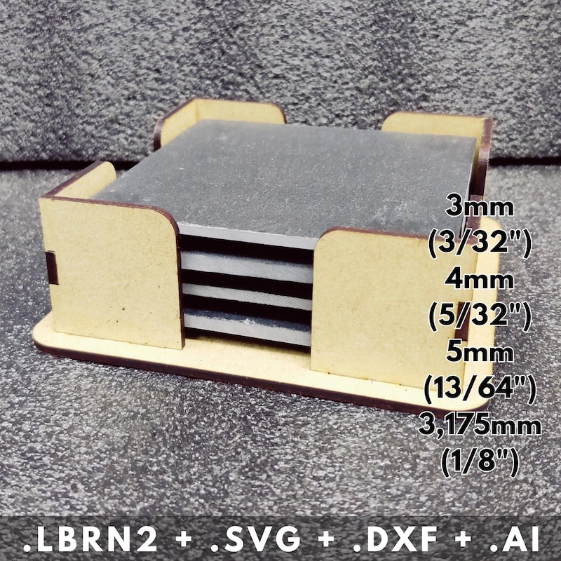 Xtool Slate Coaster Holder - Etsy