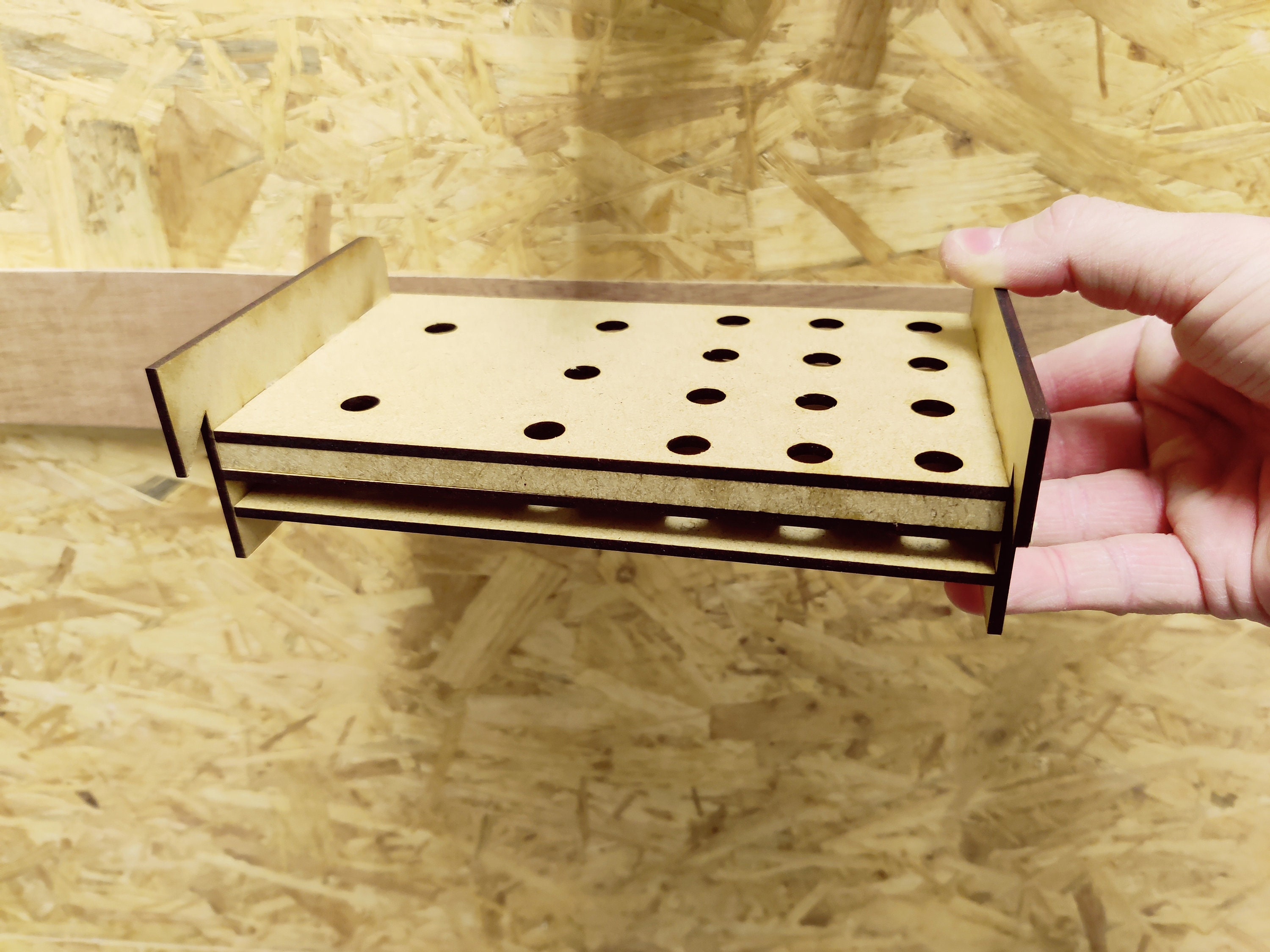 French Cleat Multi Tool Holder, French Cleats, Storage, Laser Cut File ...