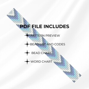 Ocean Waves Bead Loom Bracelet Pattern, DIY Beadwork Jewelry, Instant ...