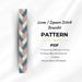 Nora Bracelet Pattern, Instant Download Miyuki Delica Beads Bracelet ...