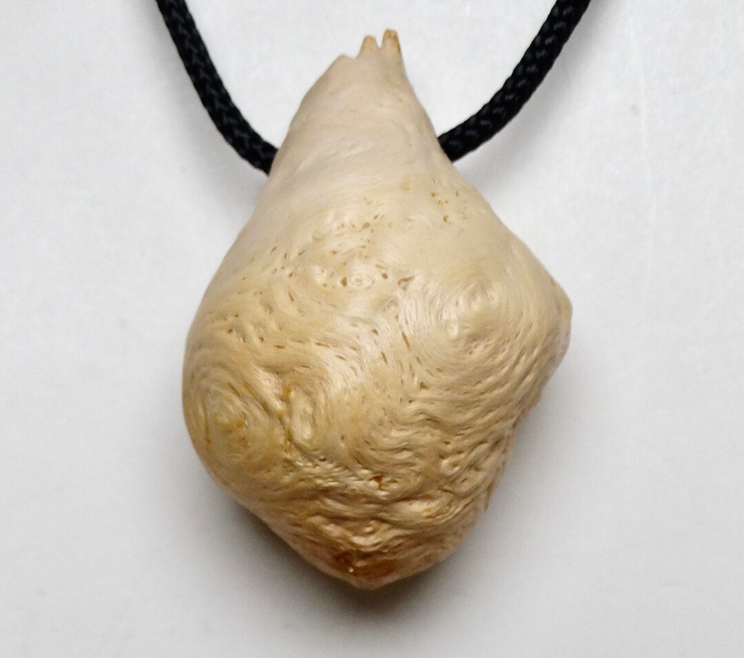 BEECH Very Noble Beech Tree Bead Made of Fresh Wood on a Necklace ...