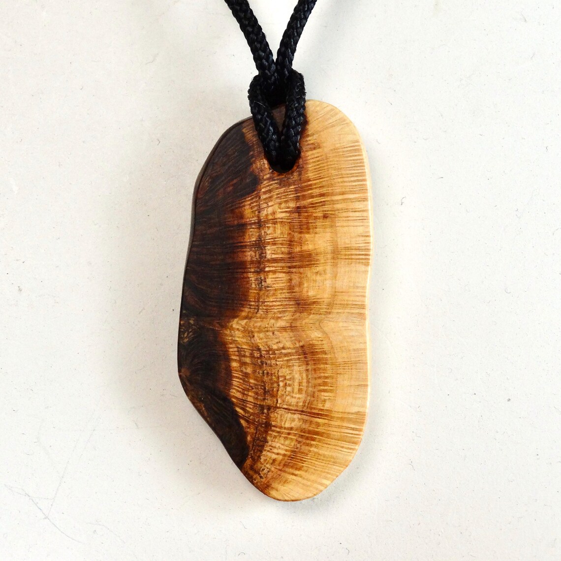 Tree Bead Necklace Chain Tree Bead Disc Multicolored Beautiful Wooden ...