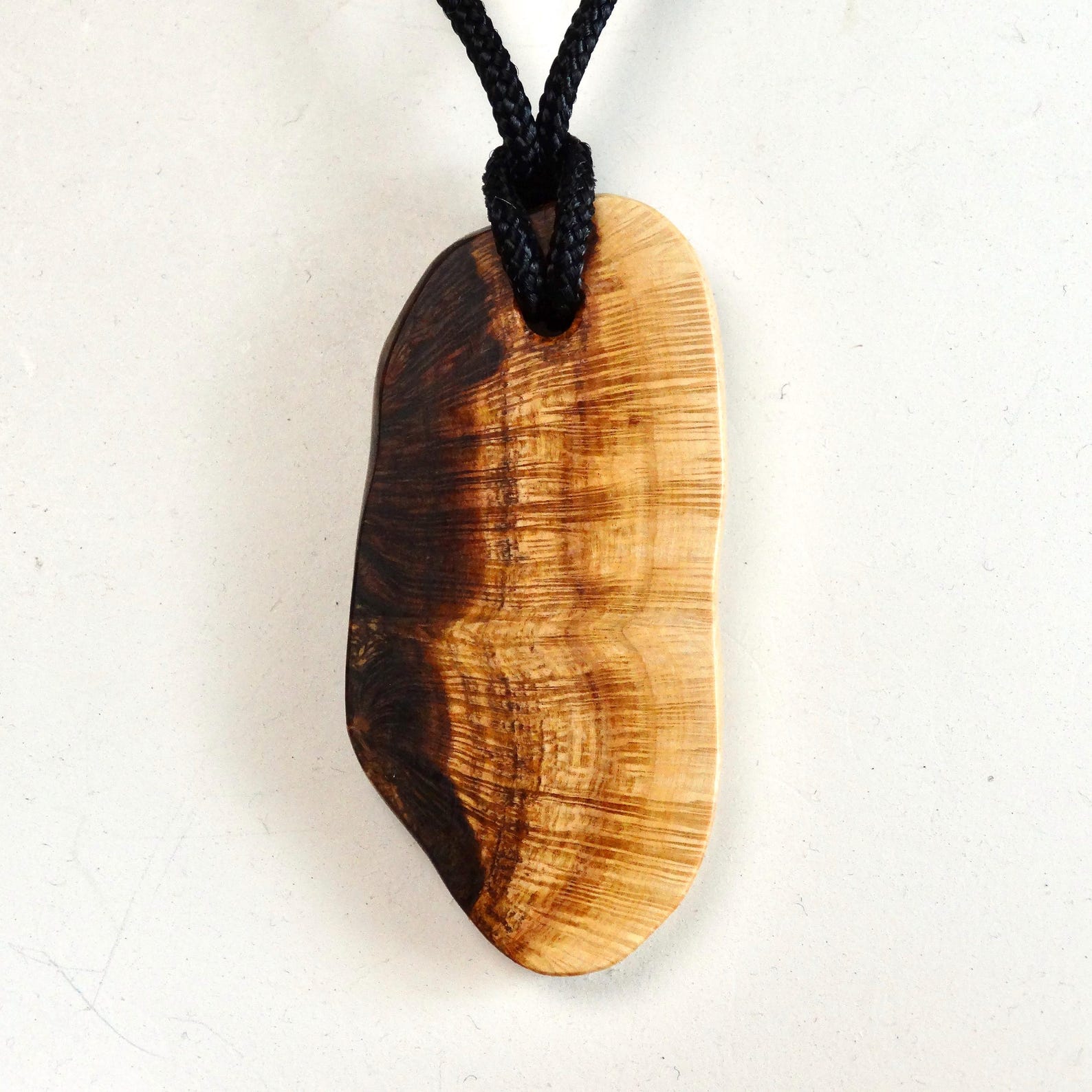 Tree Bead Necklace Chain Tree Bead Disc Multicolored Beautiful Wooden ...