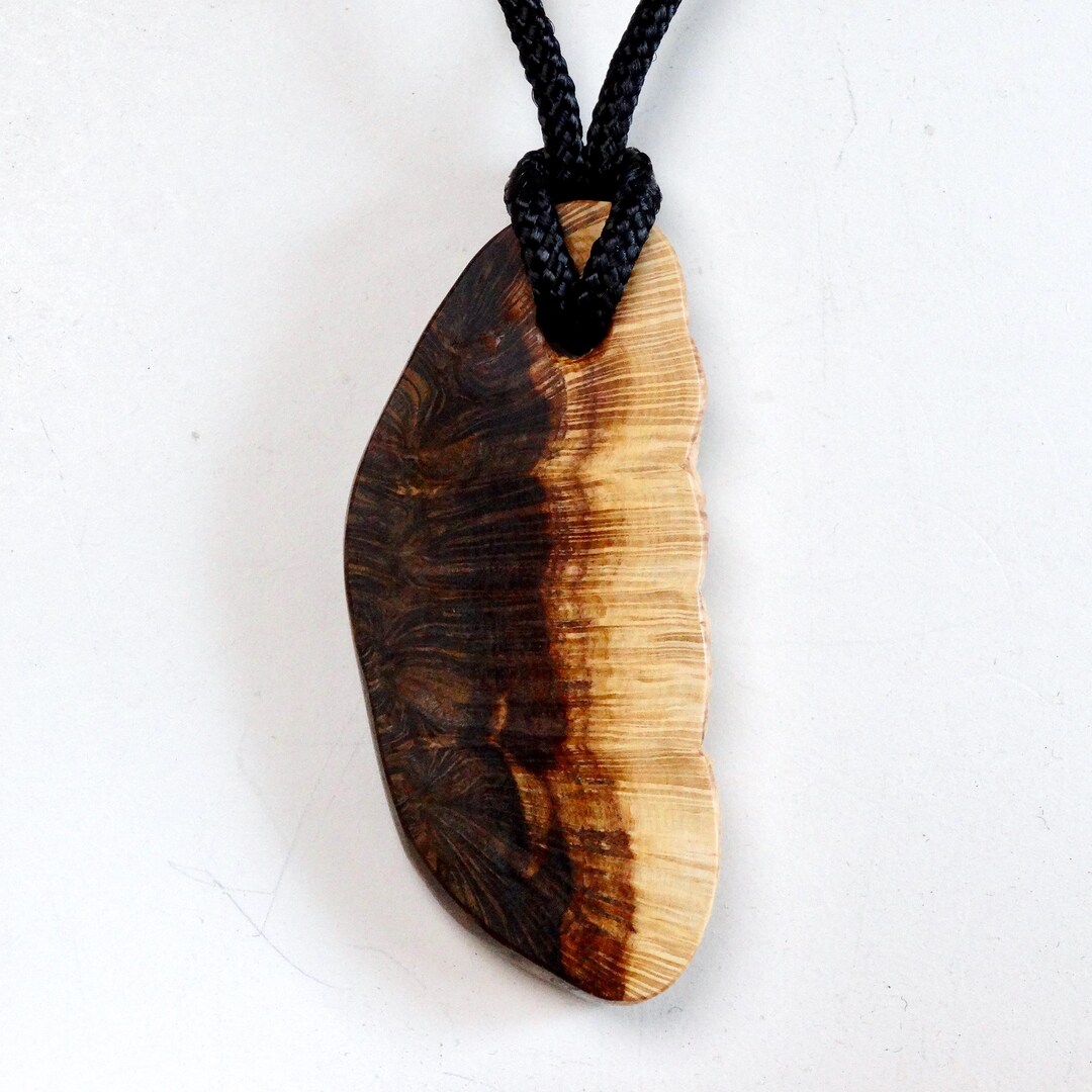 Tree Bead Necklace Chain Tree Bead Disc Multicolored Beautiful Wooden ...