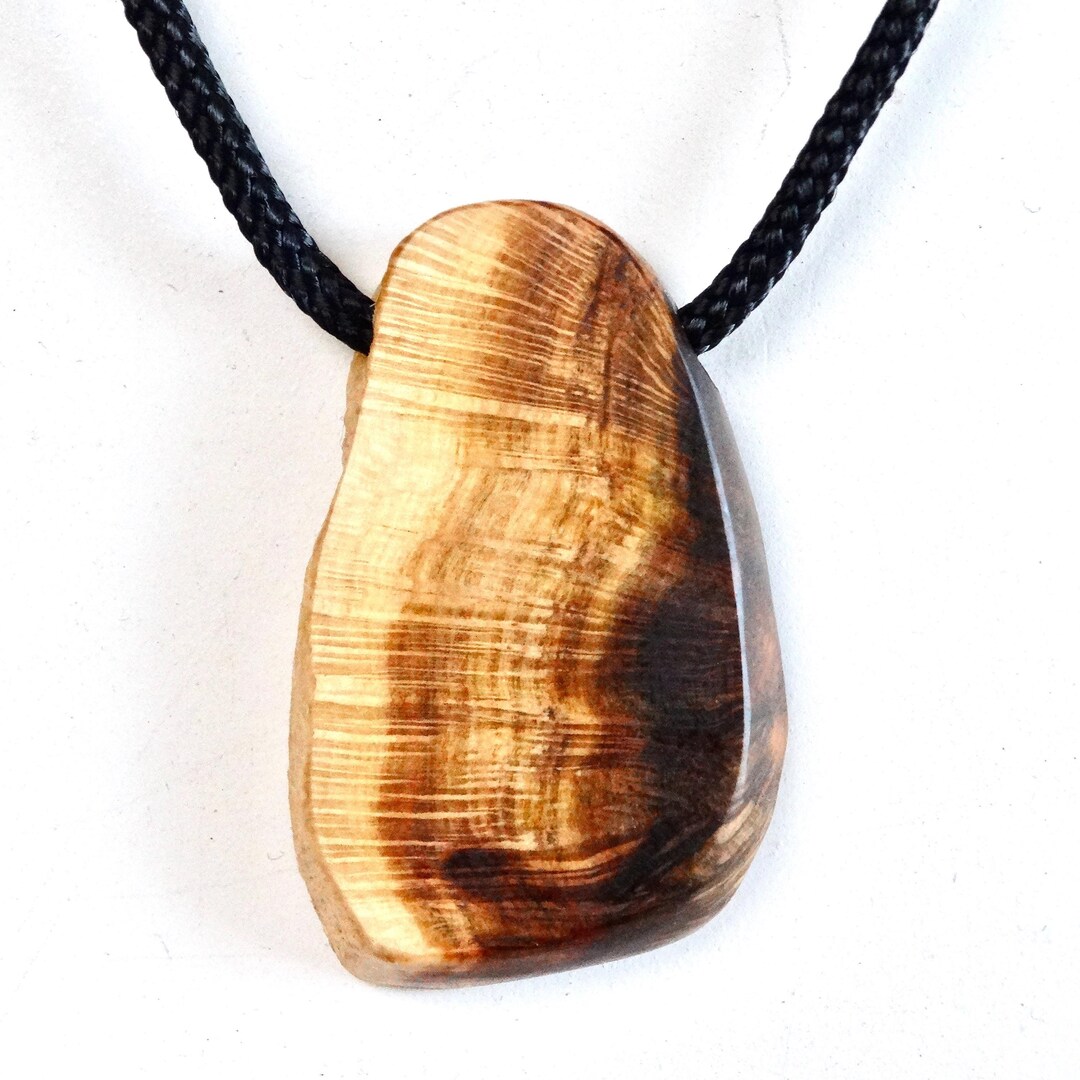 Tree Bead Necklace Chain Tree Bead Disc Multicolored Beautiful Wooden ...