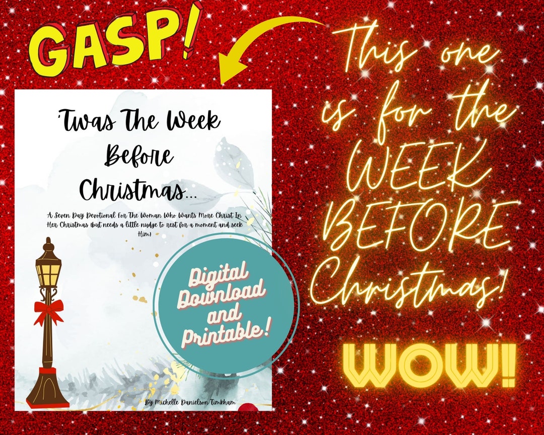 Twas the Week Before Christmas Devotional, Seven Day Devotional ...