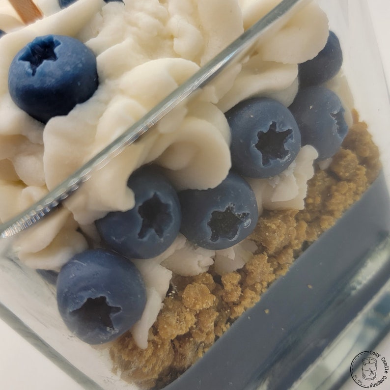 Blueberry Crumble Dessert Candle - Etsy